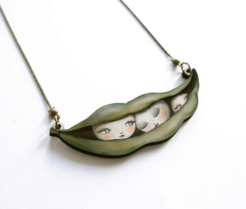 Beans Brooch or Necklace - Etsy