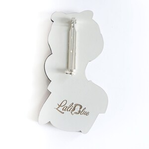 Vain Lady Brooch - Etsy