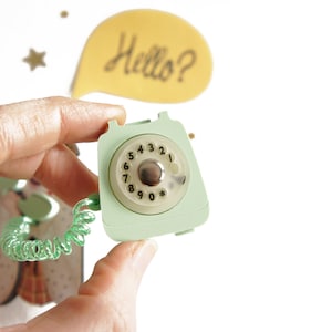 Girl on the Phone Brooch - Etsy