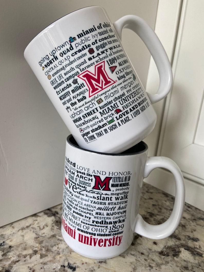 MIAMI UNIVERSITY, Classic Design, Graduation Gift, Can Personalize ...