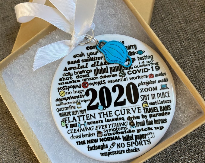 2020 PORCELAIN the ORIGINAL Pandemic Ornament2020 Ornament | Etsy