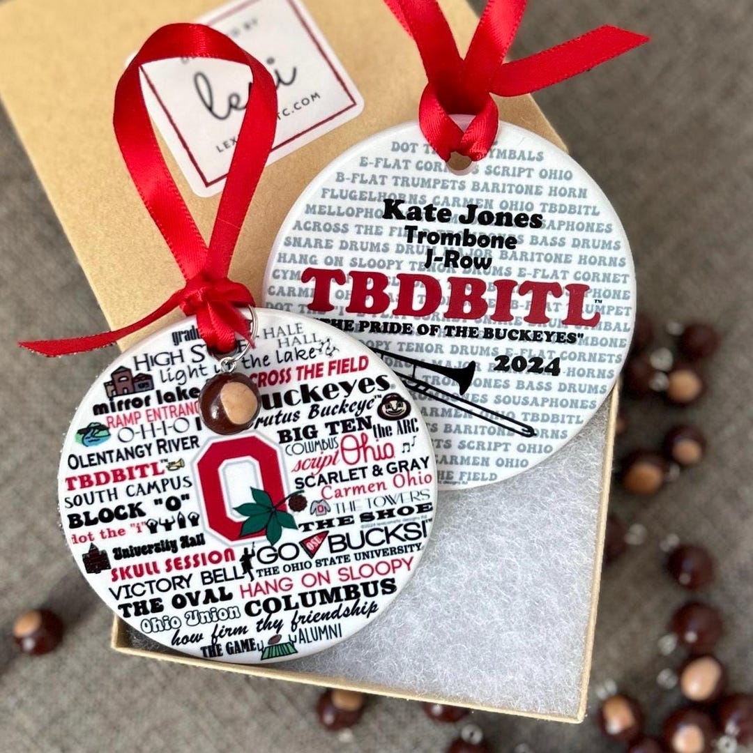 Custom OSU, TBDBITL Personalized Version!/unique Buckeye Gift/2 Sides ...