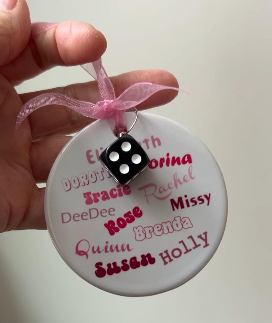 Custom Bunco Ornament: Bunco Babes, Dice Charm, Bunco Prize - Etsy