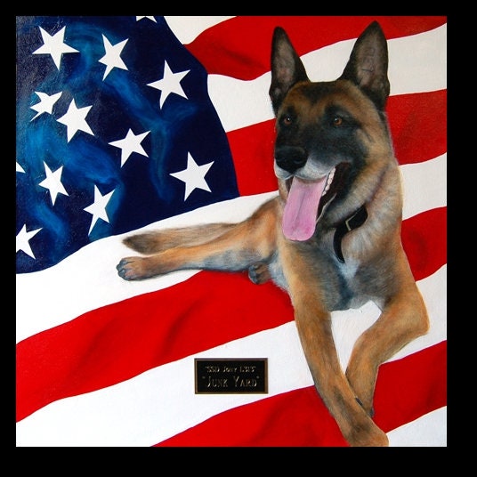 SSD Jony K9 Hero Portrait Project Numbered Challenge Coin + 4" Photo - Etsy