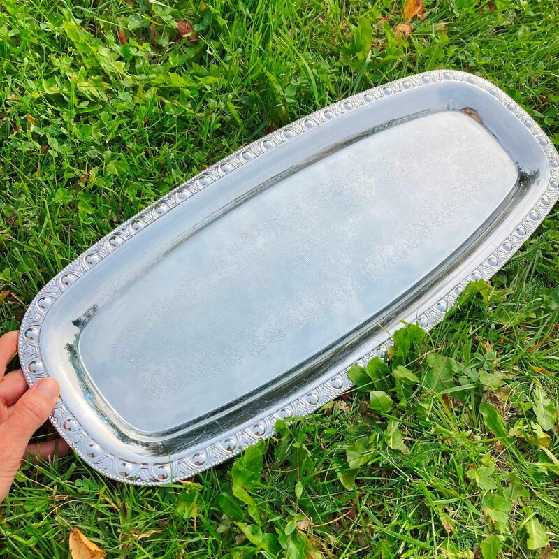 Metal Platter - Etsy
