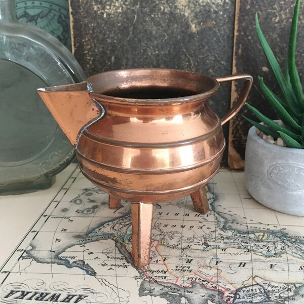Copper Creamer - Etsy