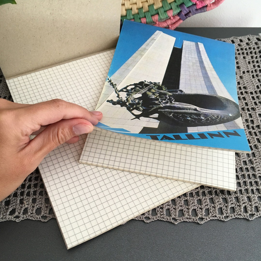 Two Copybooks, Letter Writing Paper, 1980s Stationery, Vintage Estonia ...