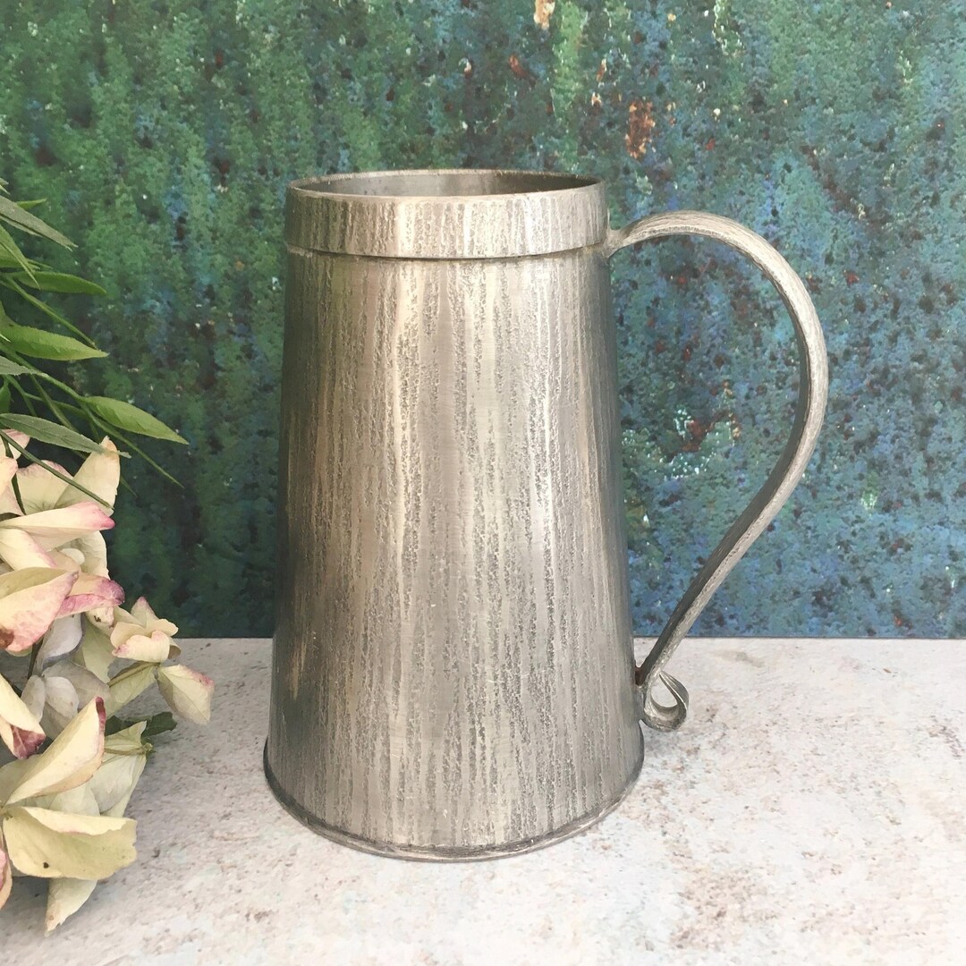 Vintage Beer Stein, Hallmarked 1970s Swedish Pewter Mug, Scandinavian ...