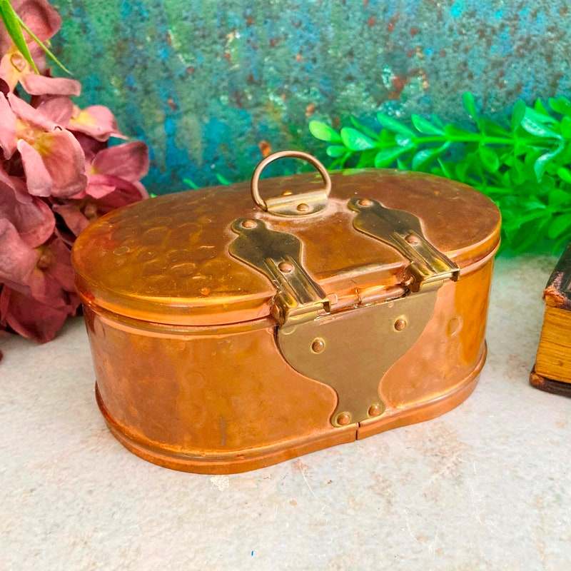 Metal Trinket Box - Etsy