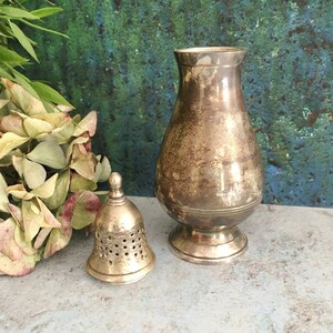 Salt Shaker, Silver Plated Victorian Tableware, Usable Vintage Salt ...