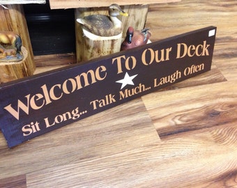 Deck signs | Etsy