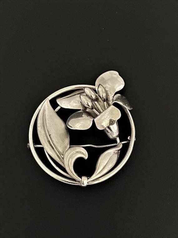 BB STERLING 925 Flower Pin Brooch - Bennett and Bradf… - Gem