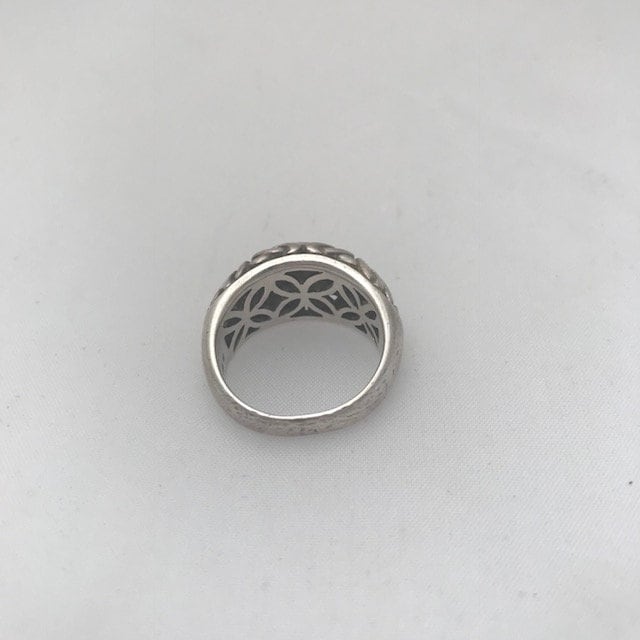 SILVER FILIGREE Ring 925 Thailand Interlocking Swirls Ring Celtic Knot ...
