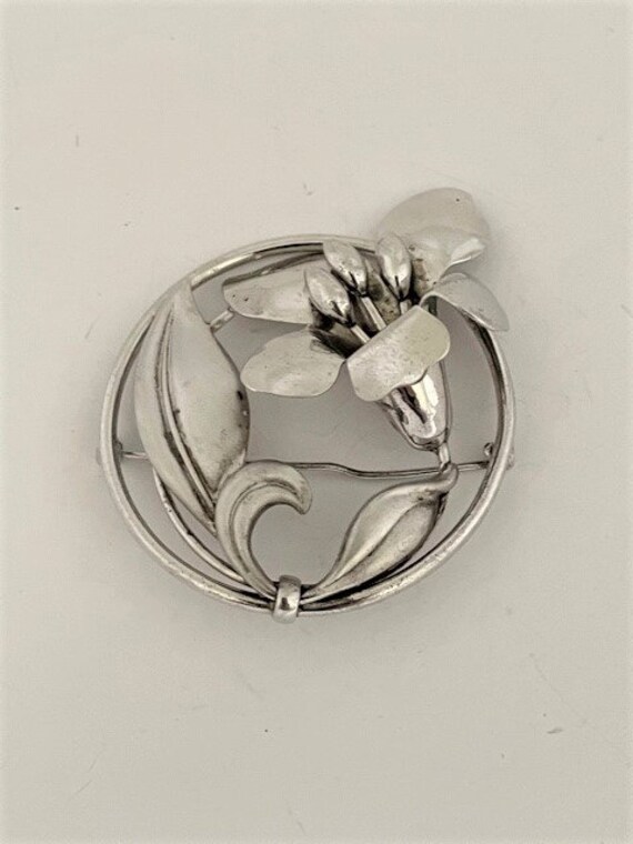 BB STERLING 925 Flower Pin Brooch - Bennett and Bradf… - Gem