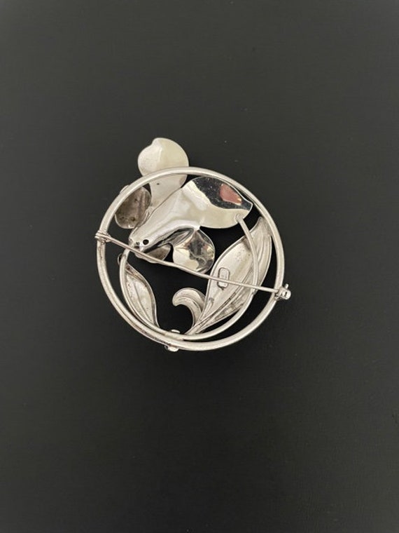 BB STERLING 925 Flower Pin Brooch - Bennett and Bradf… - Gem
