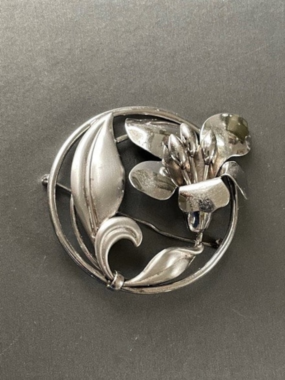 BB STERLING 925 Flower Pin Brooch - Bennett and Bradf… - Gem