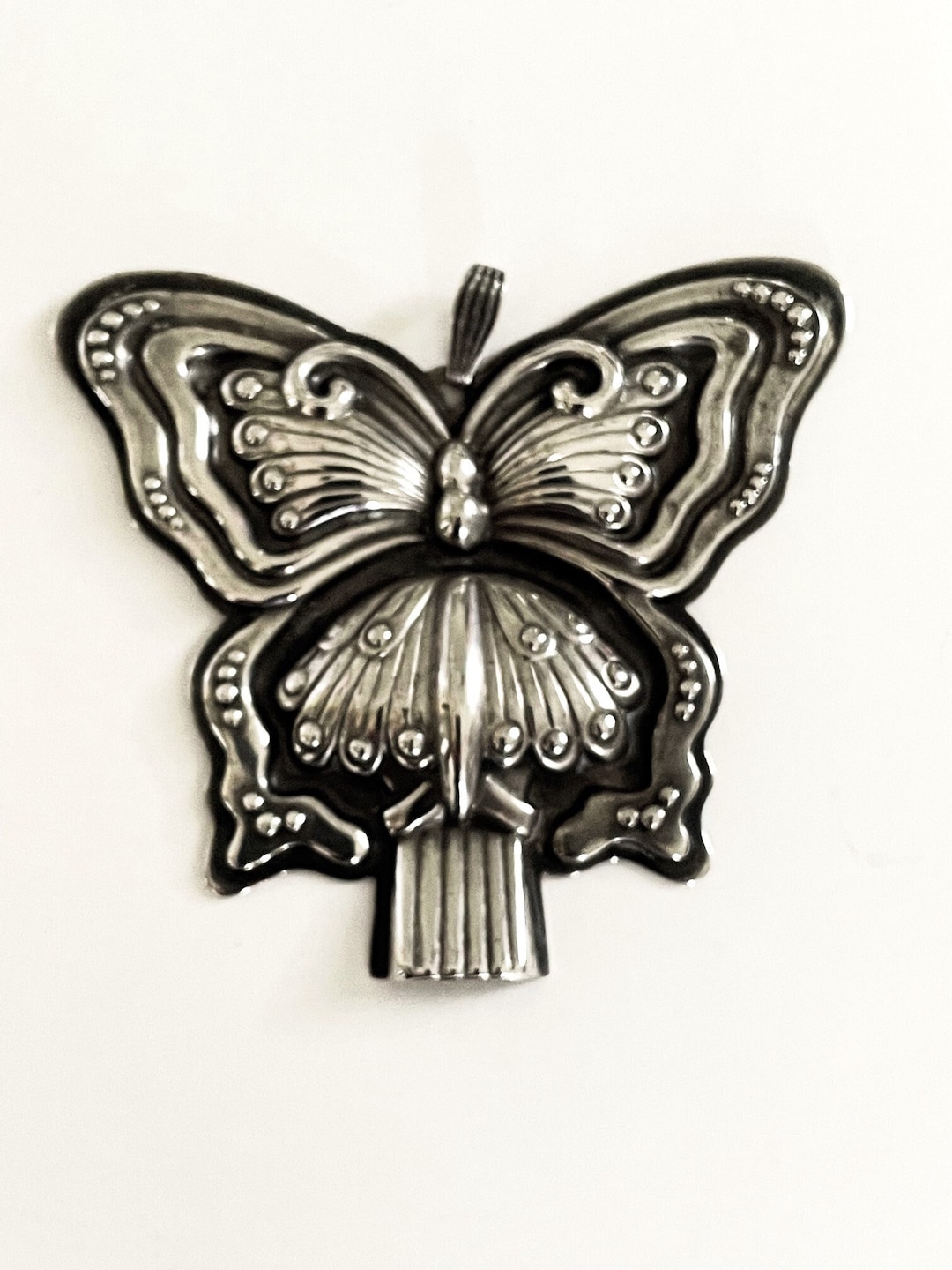 Reed & Barton Sterling Silver 925 BUTTERFLY WHISTLE PENDANT - Estate ...