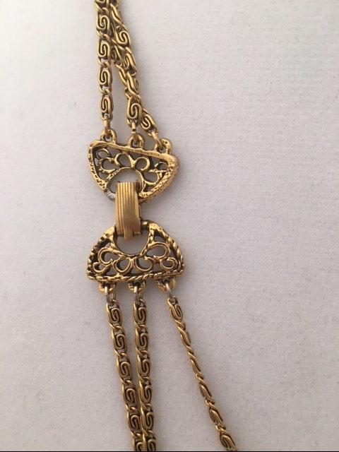 GOLDETTE INTAGLIO NECKLACE Amethyst Intaglio Cupid Goldtone - Etsy