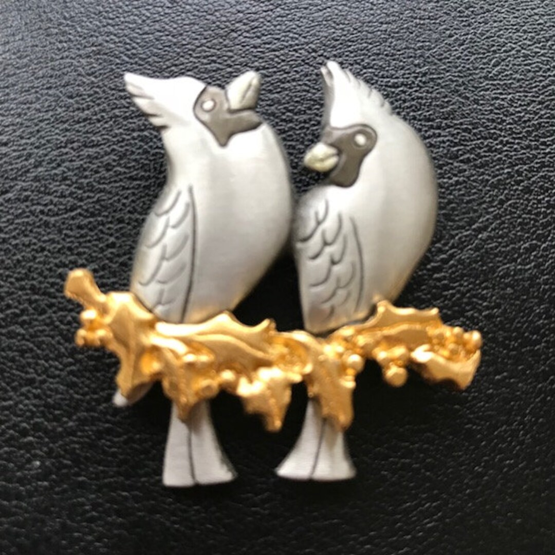 SHIELDS PEWTER CARDINALS Pin or Brooch - Vintage - Etsy