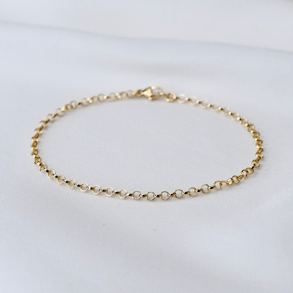 Rolo Chain Bracelet - Etsy