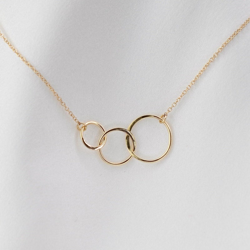Circle Chain Necklace - Etsy