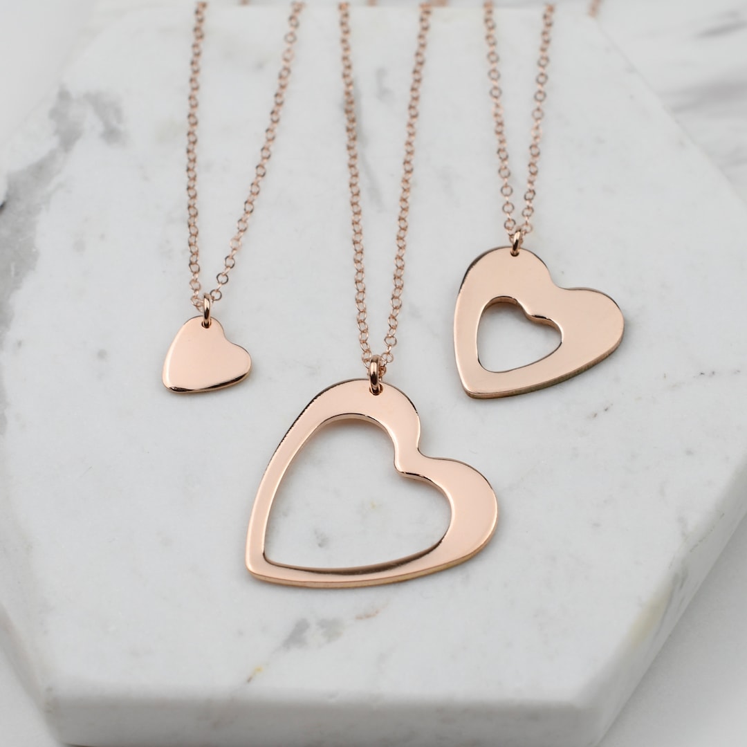 Generations Necklace Set, Rose Gold Generations Necklaces Grandmother ...