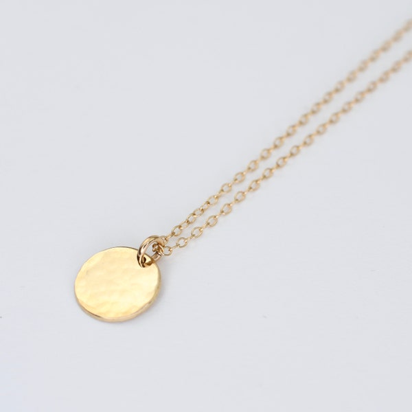 Shop Gold Disc Necklace Online - Etsy