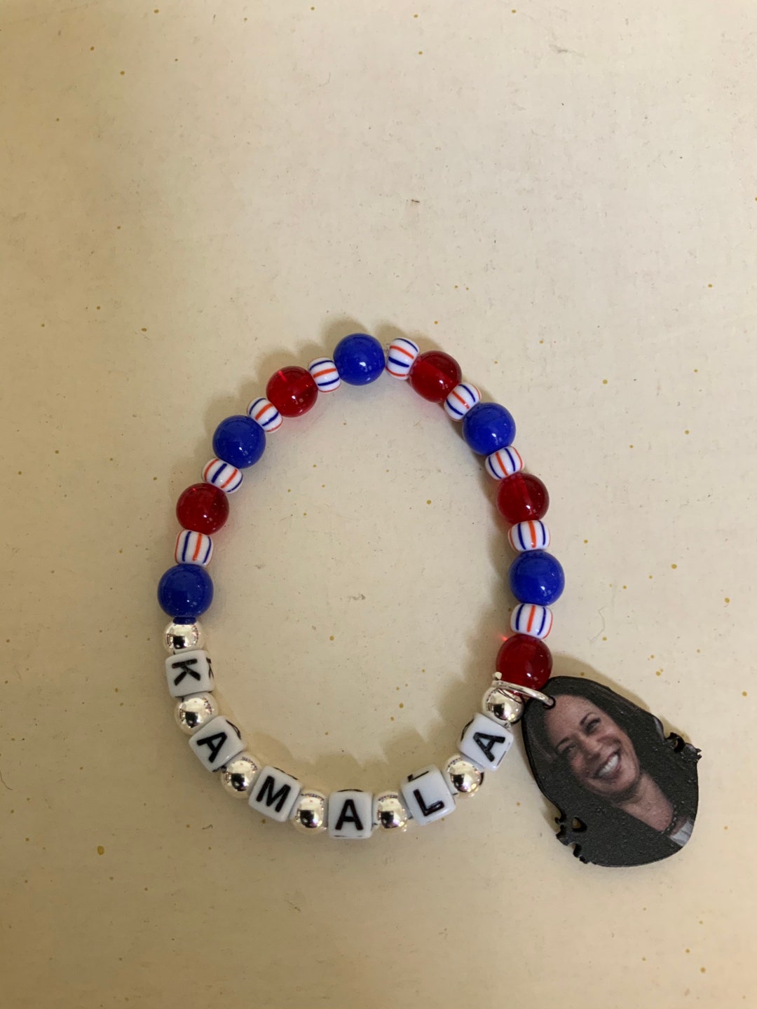 I SUPPORT KAMALA Beaded DEMOCRATIC Party Bracelet - Etsy