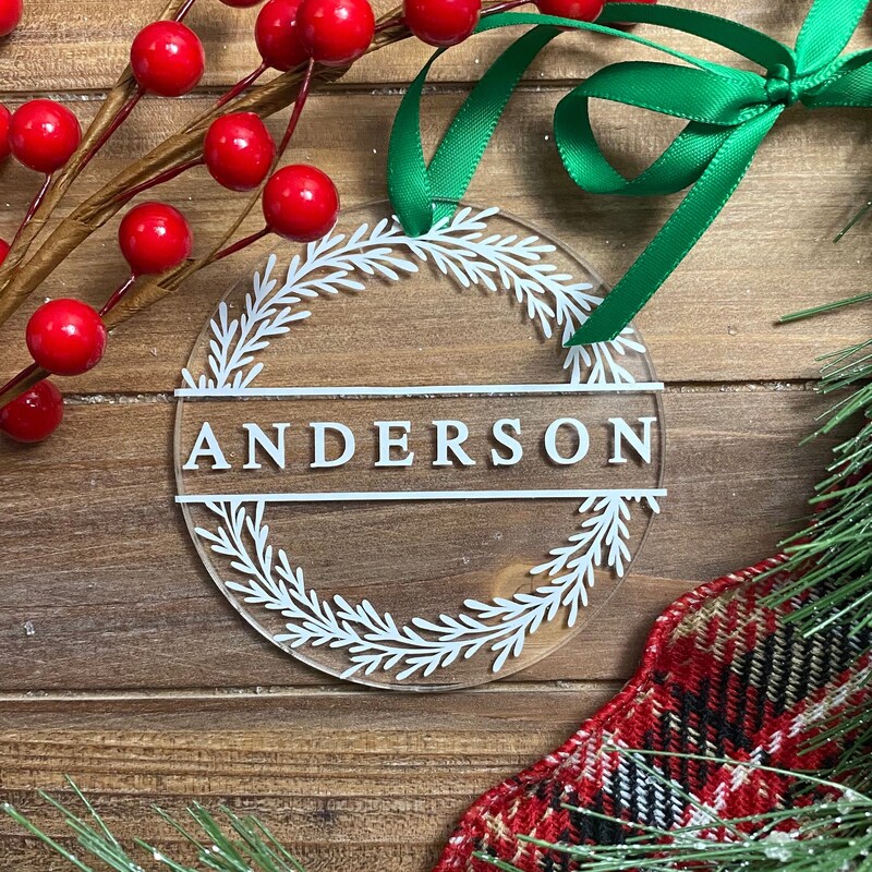 Family Name Wreath - Etsy