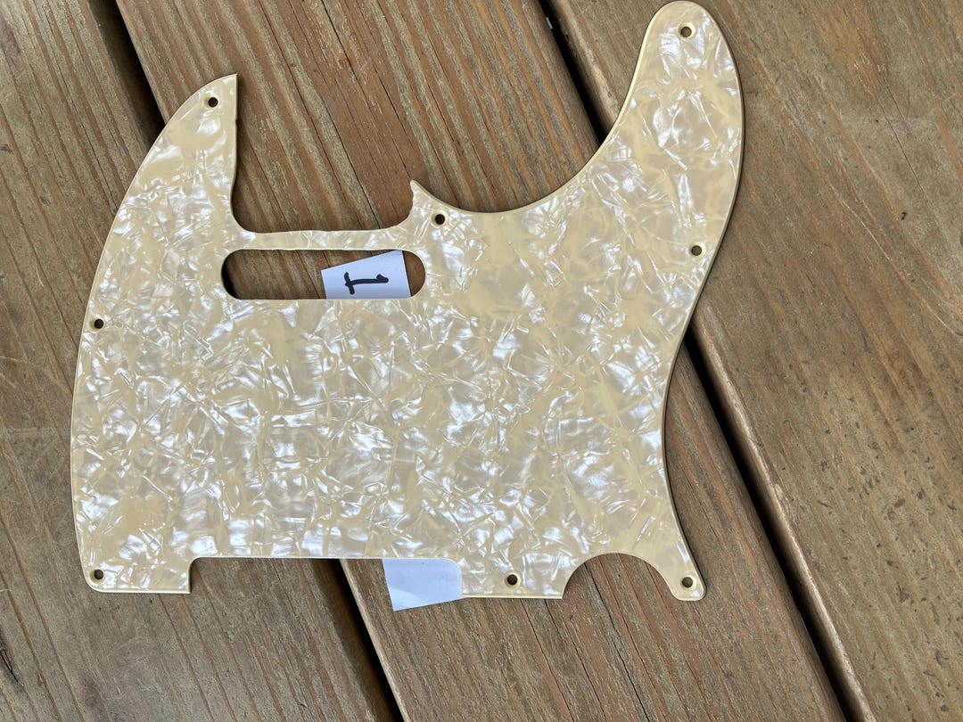 Guitar Pick Guard Fender Telecaster Allparts 8 Hole - Etsy