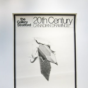 Pencil Drawing Art Poster by Ken Nutt 18x23 Vintage - Etsy