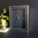 Black and Gold Wall Clock W Hidden Storage Cabinet Key Hooks - Etsy