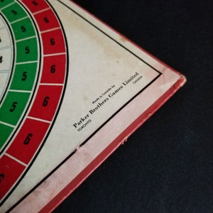 Steeplechase Game Board - Vintage Parker Brothers Horse Race Track Game ...