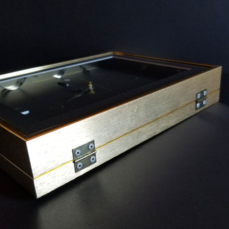 Black and Gold Wall Clock W Hidden Storage Cabinet Key Hooks - Etsy