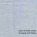 Light Blue Heather Knit Pique Fabric 1 Meter Cotton Blend Knit Jersey ...