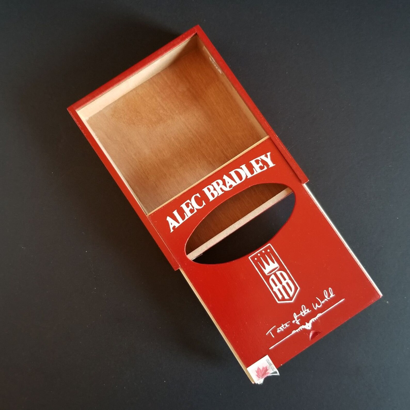 Wood Cigar Boxes W Oval Window Slider Lids DIY Wood Craft - Etsy