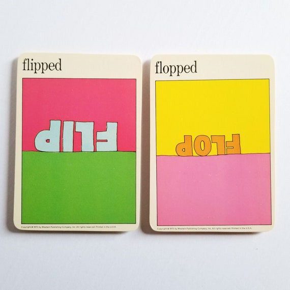 Flipped flopped Fun Pop Art Prints Vintage MOMA Art Cards | Etsy