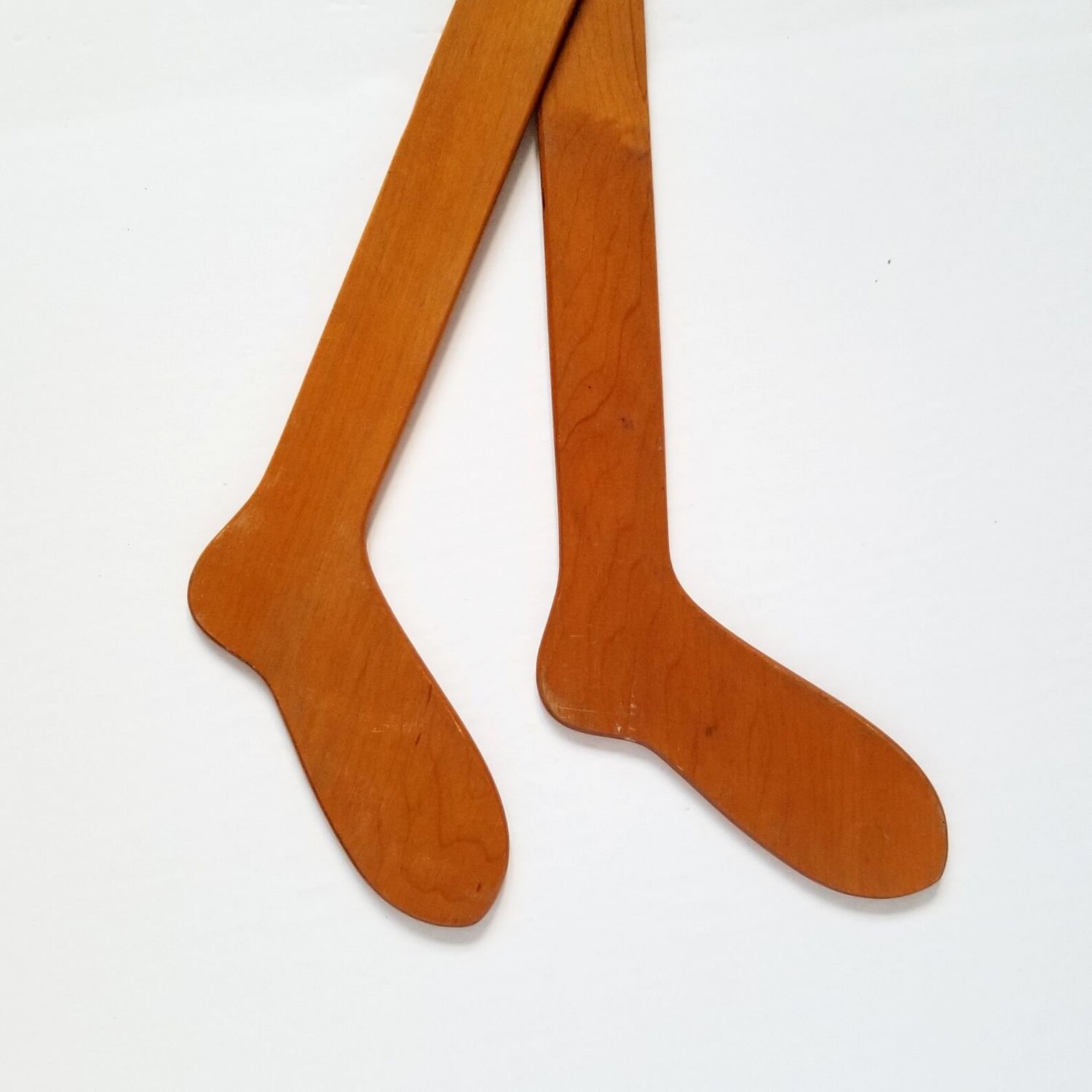 Wood Sock Stretchers Pair of Vintage 24 Long Leg Sock - Etsy
