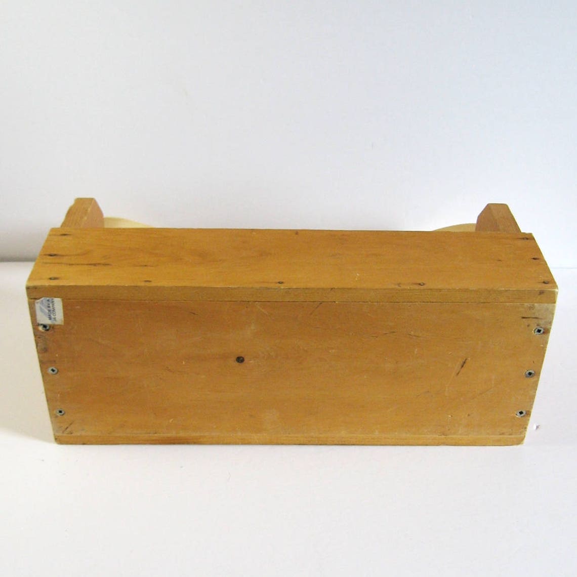 Wood Tool Box w Long Shoulder Strap Handle Vintage Wood | Etsy