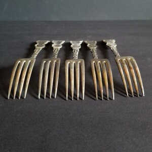 Set of 5 Silver Plated Forks - Simpson H M & Co X Harvard 1897 Pattern ...