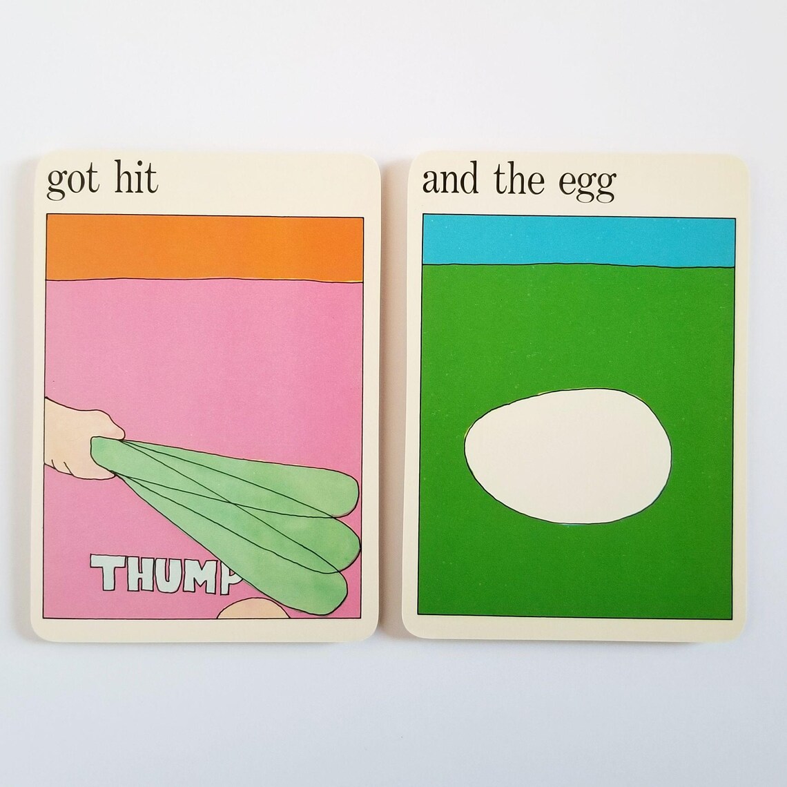 The Elephant Dumped - Vintage Moma Art Flash Cards - Zoo Animal Art ...