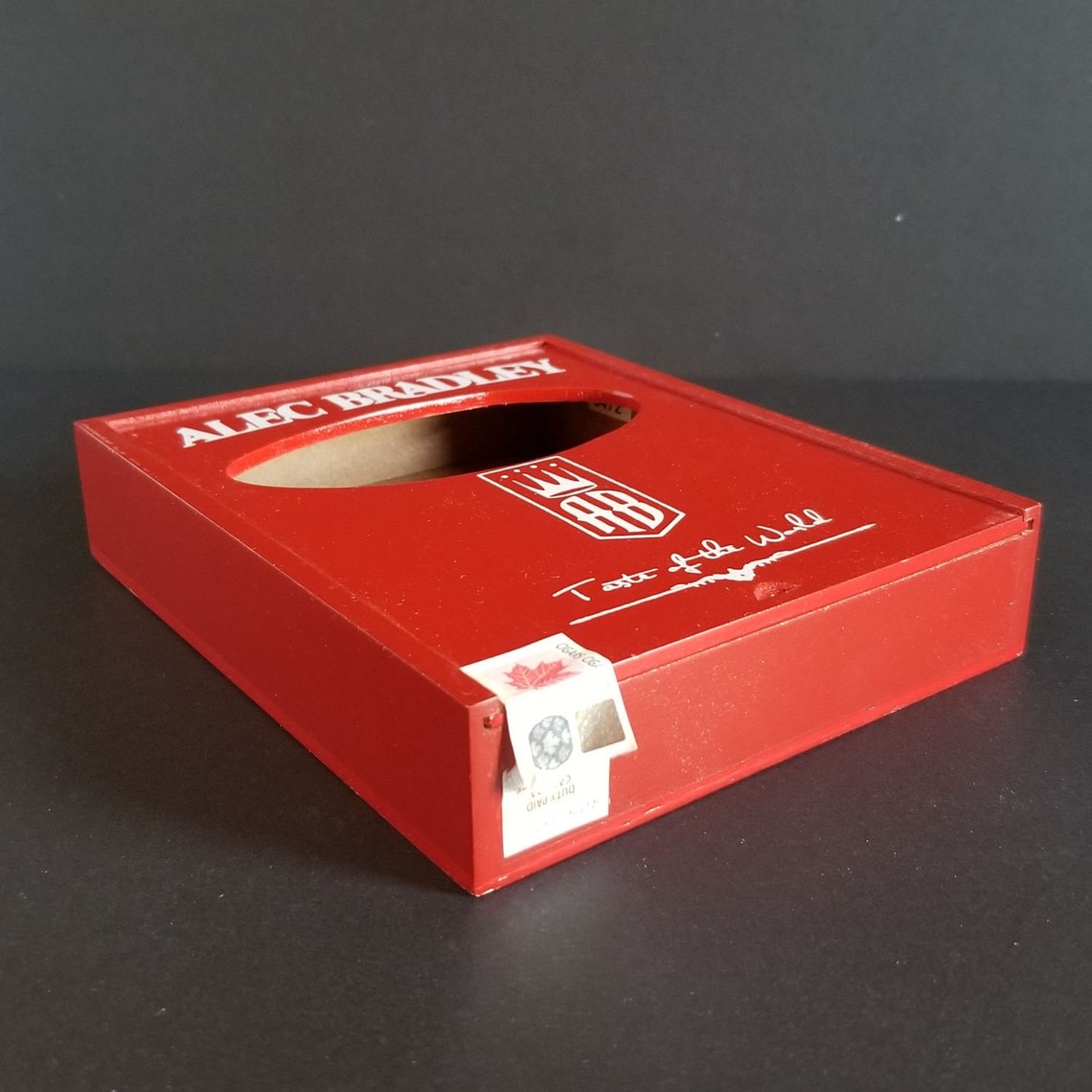 Wood Cigar Boxes W Oval Window Slider Lids DIY Wood Craft - Etsy