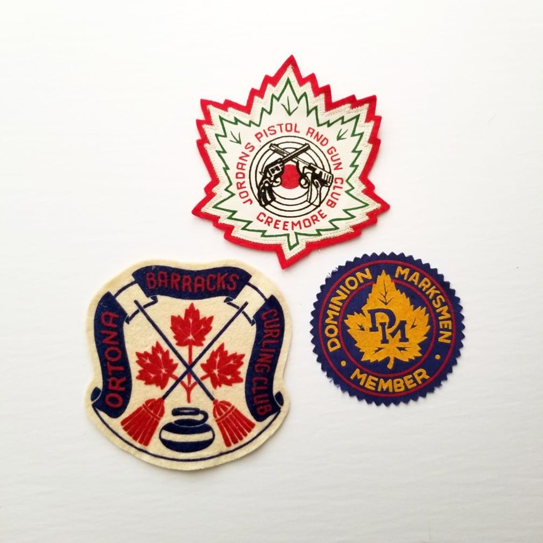 Shooting or Curling Club Sew on Patch Canada Maple Leaf - Etsy