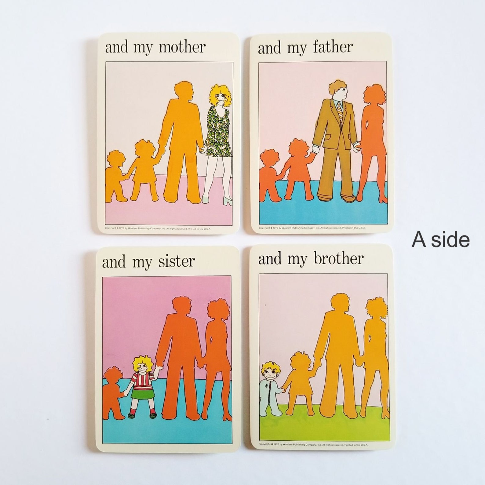 Mother Father Sister Brother 4 Vintage MOMA Art Cards | Etsy