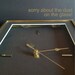 Black and Gold Wall Clock W Hidden Storage Cabinet Key Hooks - Etsy