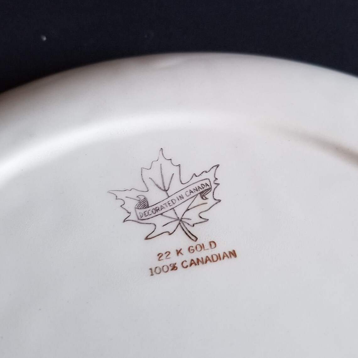 RCMP Souvenir China Plate Vintage Royal Canadian Mounted - Etsy