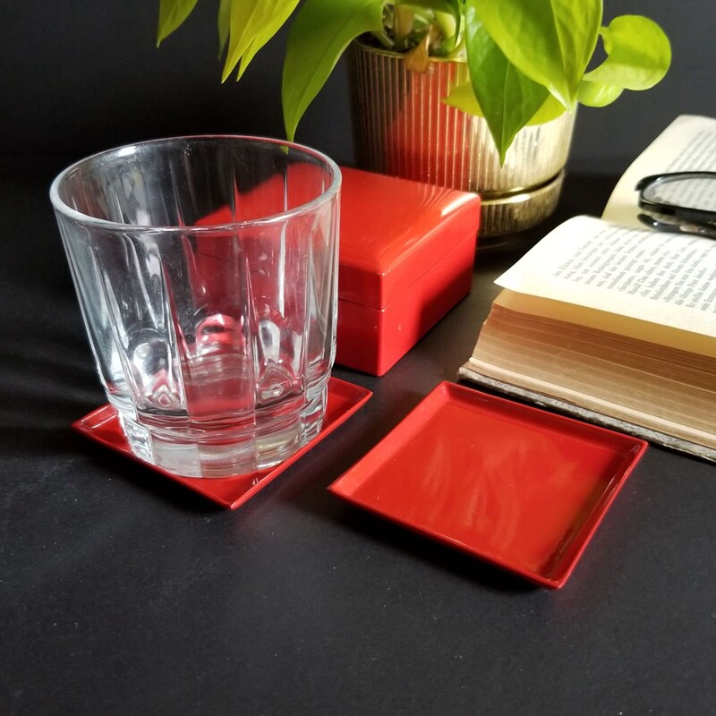Plastic Coaster - Etsy