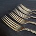 Set of 5 Silver Plated Forks - Simpson H M & Co X Harvard 1897 Pattern ...