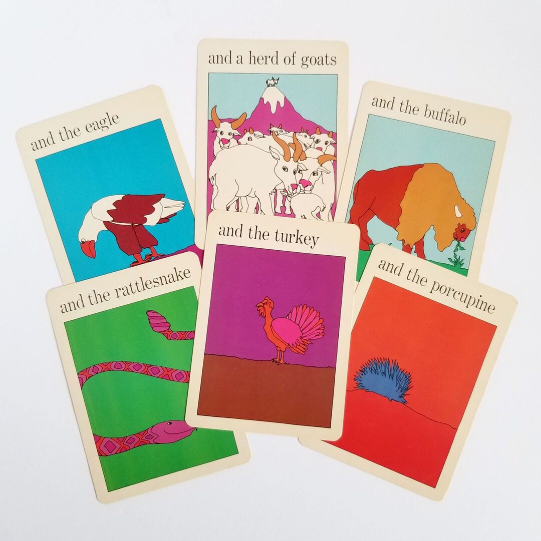 Set of 6 Colorful Animal Pop Art Prints Vintage Moma Museum of Modern ...