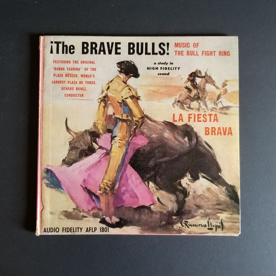 The Brave Bulls - Music of the Bull Fight Ring - Vintage 1957 LP Vinyl ...